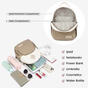 Bags | Women Khaki Cream Polyester Light Weight Small Waterproof Mini ...